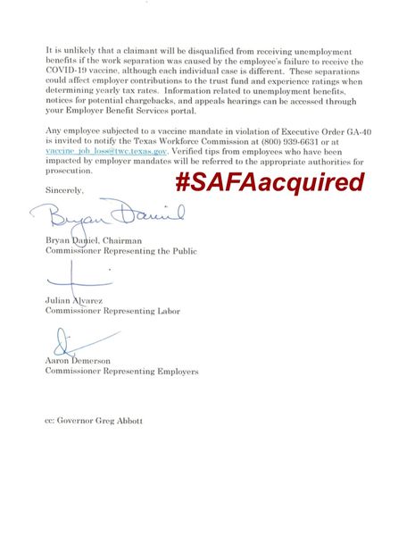 Texas Governor Executive Order – SAN ANTONIO FAMILY ASSOCIATION